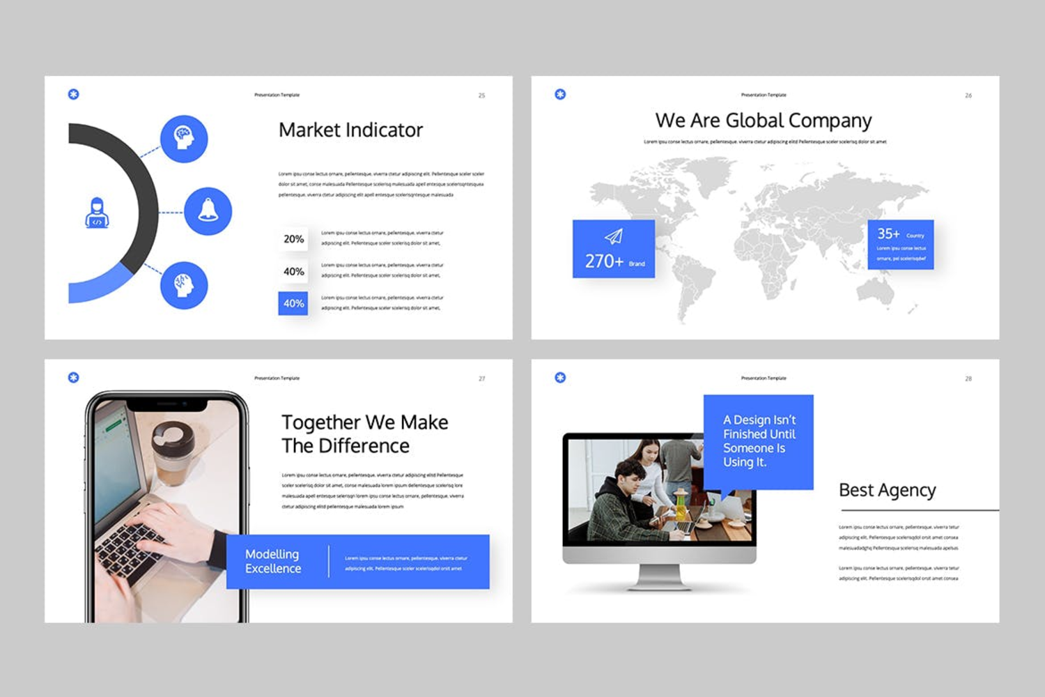4676 商务蓝色简洁企业介绍市场调研数据分析报告PPT模版 Business Proposal Powerpoint@GOOODME.COM _ 果觅网（gooodme）
